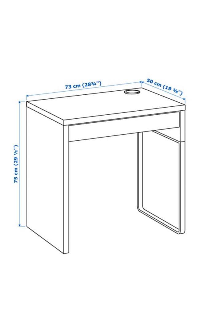 Ikea MICKE table, Furniture & Home Living, Furniture, Tables & Sets on ...