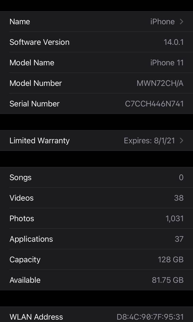 Iphone 11 128Gb DUAL SIM factory unlock (Hongkong variant), Mobile ...