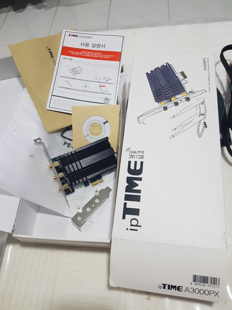 ipTIME A3000PX PCI-E Express Wireless Ran Cards, Computers & Tech ...