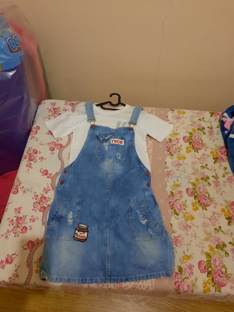 Jumpsuit rok harga sudah termasuk rompinya baru pakai 2x, Fesyen Wanita ...