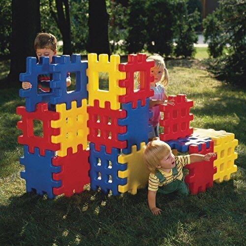 Little Tikes Big Waffle Blocks - 18pcs , Hobbies & Toys, Toys & Games ...