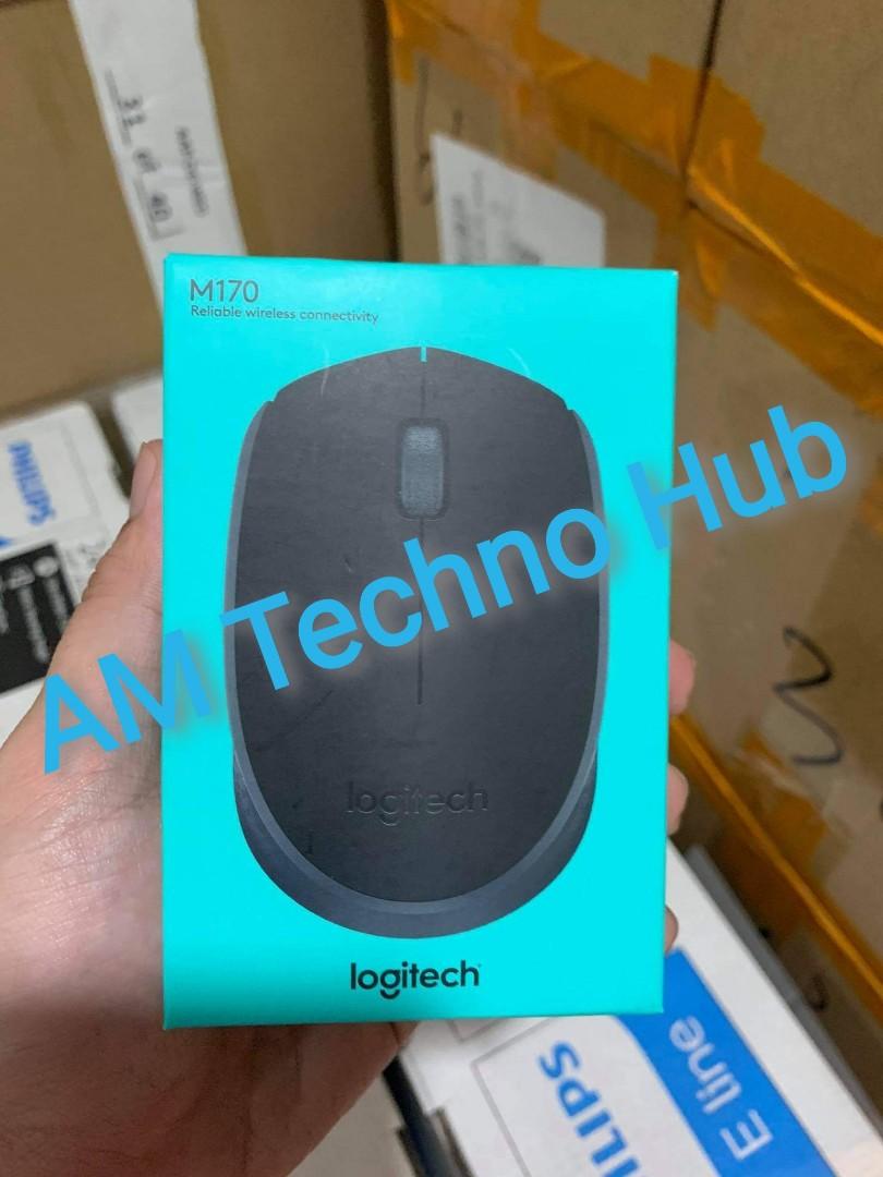 Logitech M170 Wireless Mouse Black, Computers & Tech, Parts ...