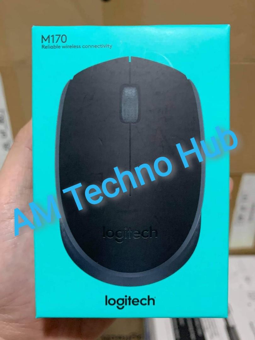 Logitech M170 Wireless Mouse Black, Computers & Tech, Parts ...