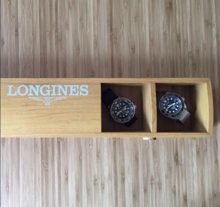 Longines Legend Diver Hydroconquest Watch Shop Front Window Display ...