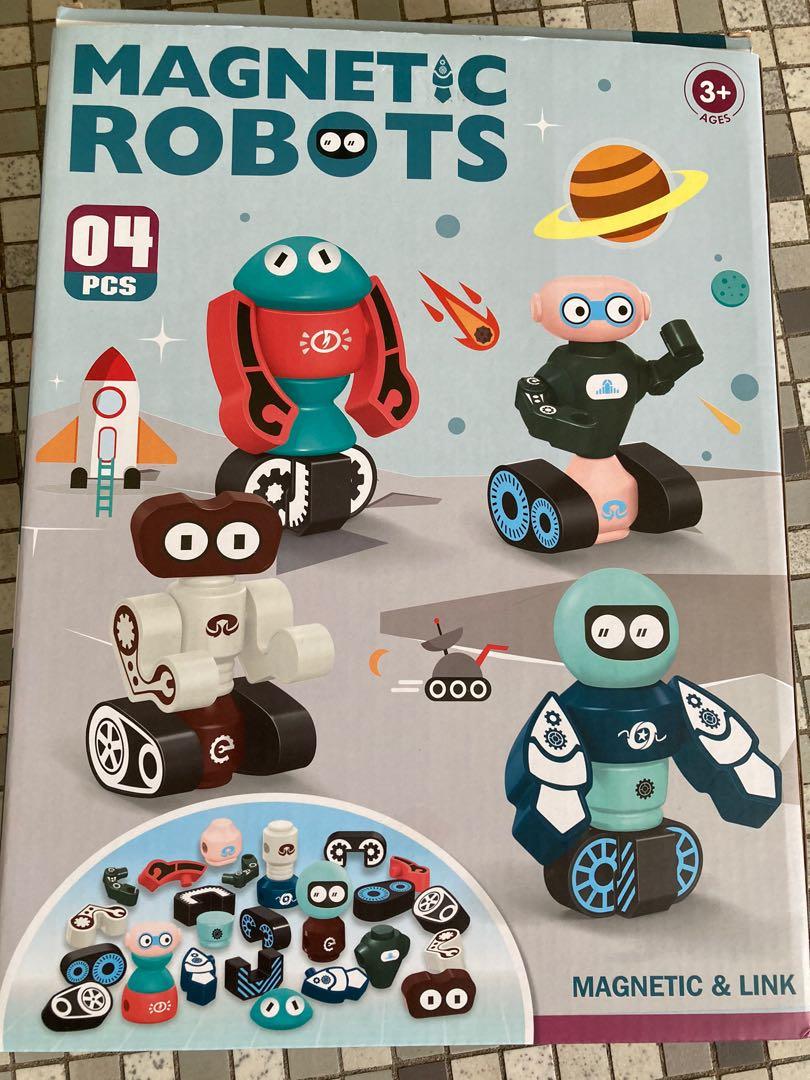 Magnetic robots, Hobbies & Toys, Toys & Games on Carousell