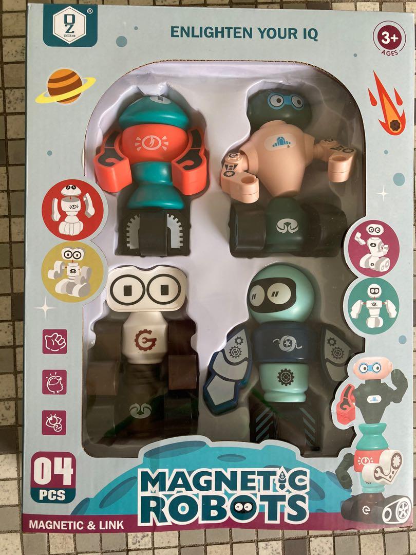 Magnetic robots, Hobbies & Toys, Toys & Games on Carousell