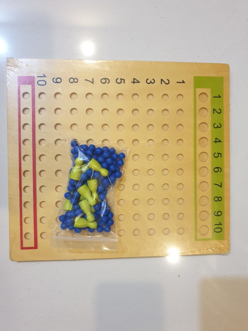 Montessori Division Board set, Hobbies & Toys, Toys & Games on Carousell