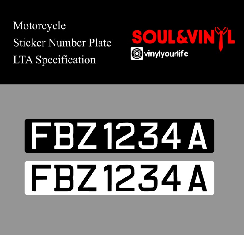 Motorcycle Front Sticker Number Plate, Motorcycles, Motorcycle ...