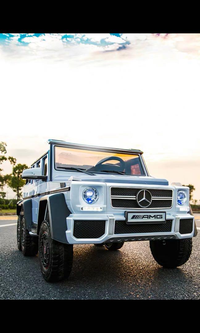 Electric 2- seater car Merc G63, Babies & Kids, Baby Nursery & Kids ...