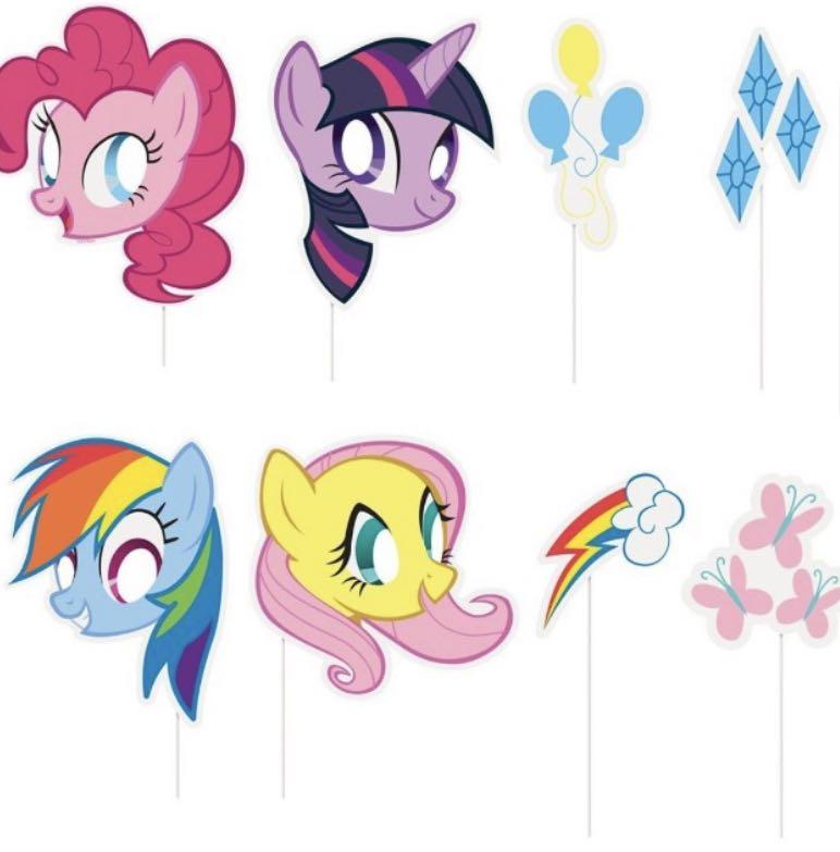 My Little Pony Photobooth Props, Babies & Kids, Toys & Walkers on Carousell