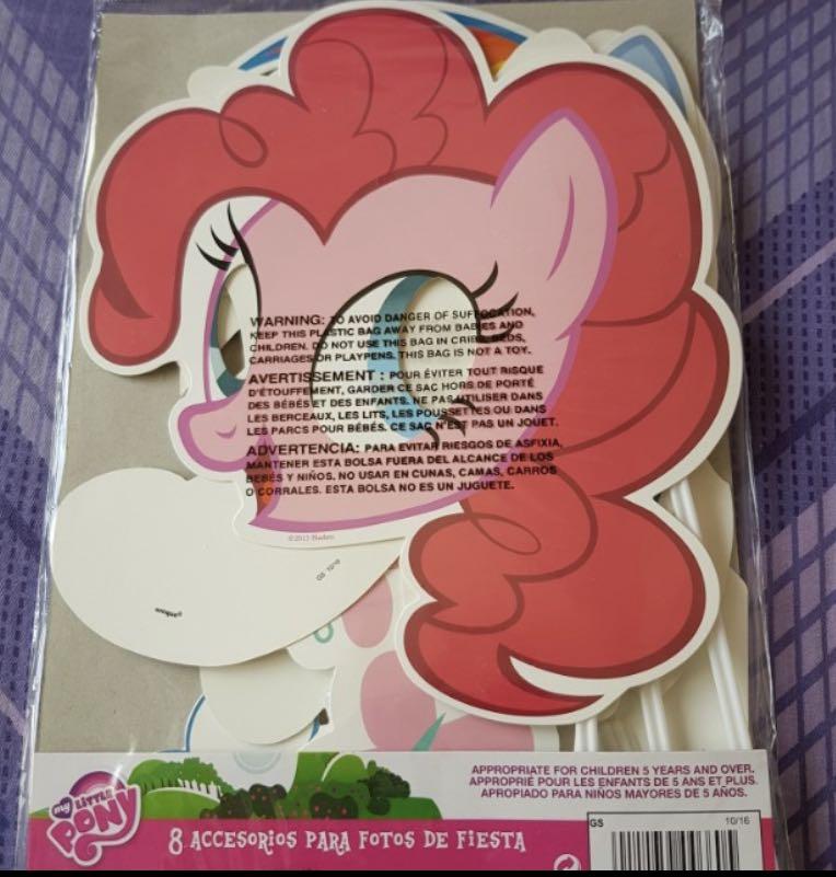 My Little Pony Photobooth Props, Babies & Kids, Toys & Walkers on Carousell