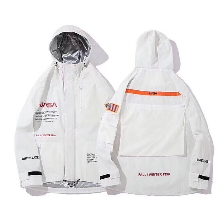 NASA Reflective Jacket, Men's Fashion, Tops & Sets, Hoodies on Carousell