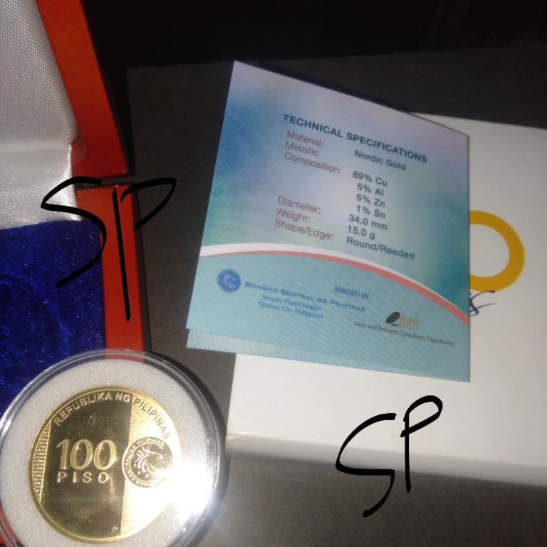 Phil trust Bank (PTC) 100 years anniversary 100 piso coin, Hobbies ...
