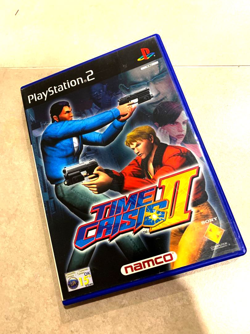 PS2 PlayStation 2 light gun game Time Crisis 2, Video Gaming, Video ...