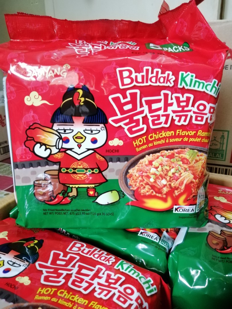 SAMYANG BULDAK KIMCHI pack of 5, Food & Drinks, Packaged & Instant Food ...