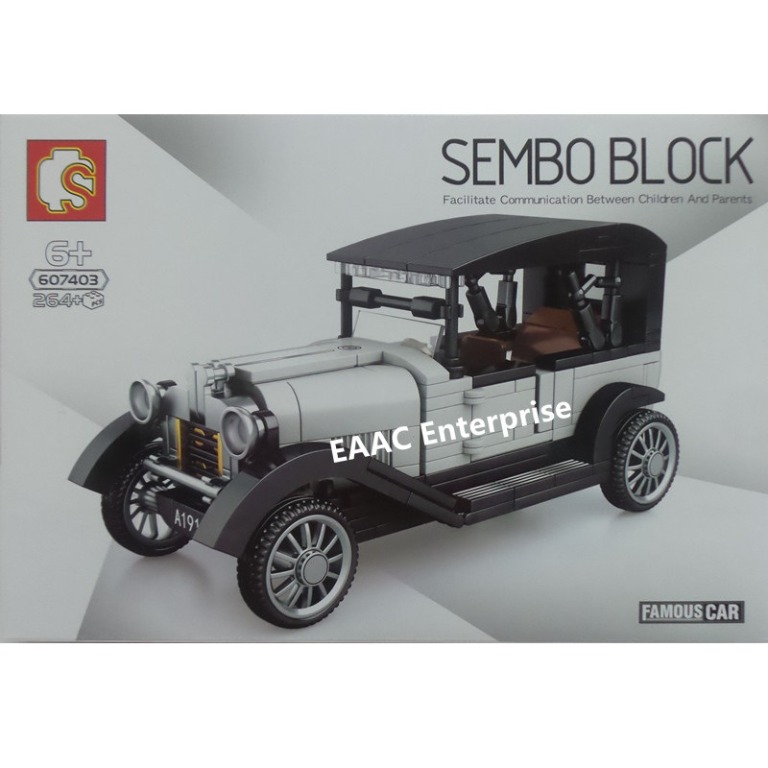 Sembo Block Classic Car Building Bricks - 264+pcs, Hobbies & Toys, Toys ...