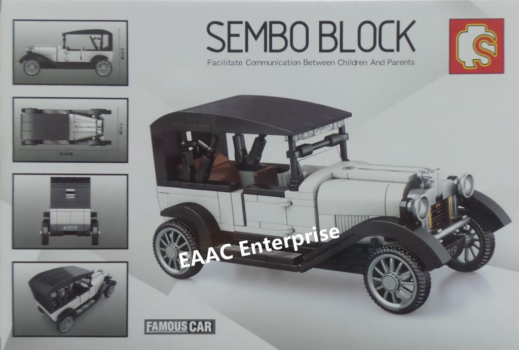 Sembo Block Classic Car Building Bricks - 264+pcs, Hobbies & Toys, Toys ...