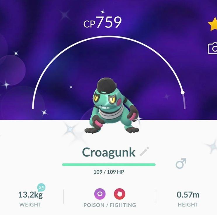 SHINY CROAGUNK BACKWARDS CAP, Video Gaming, Video Games, PlayStation on ...