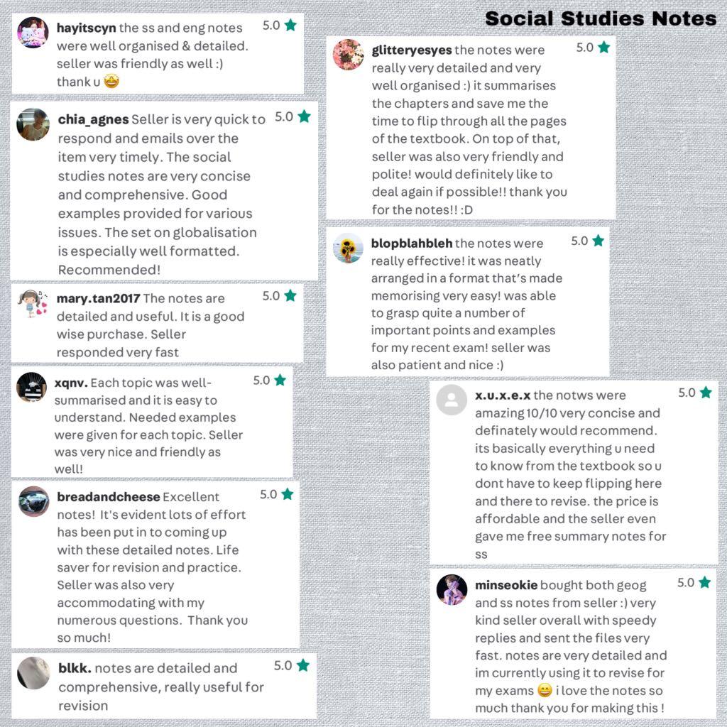 [by top scorer] SS Notes (Best Notes in SG for Secondary 3 and 4 social ...