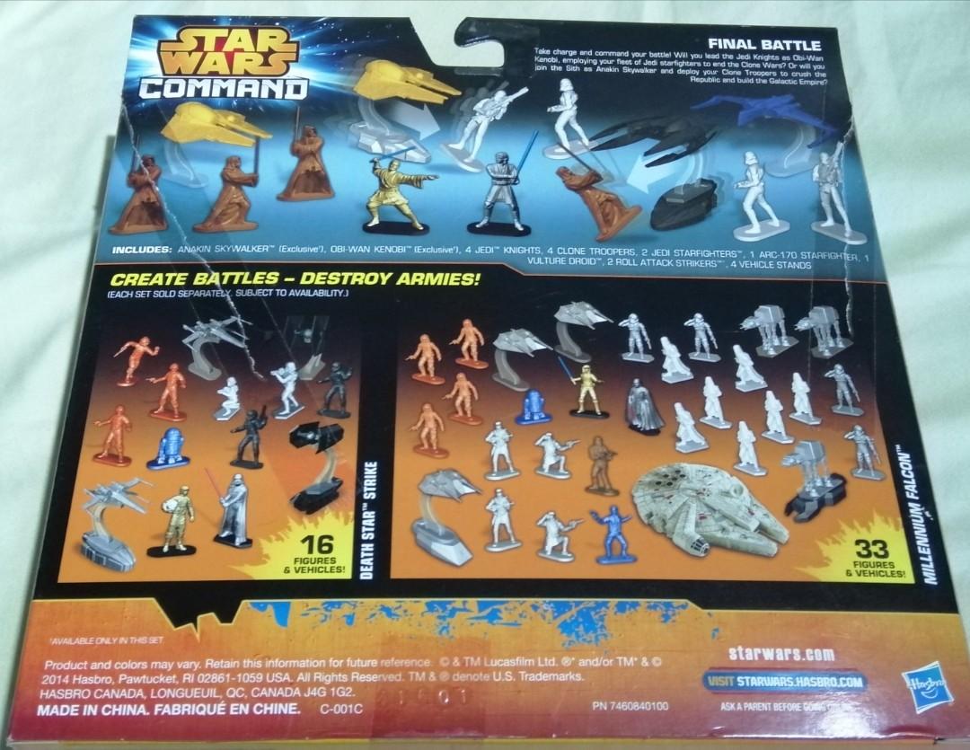 Star Wars Command Final Battle Set Exclusive Anakin Skywalker and Obi ...
