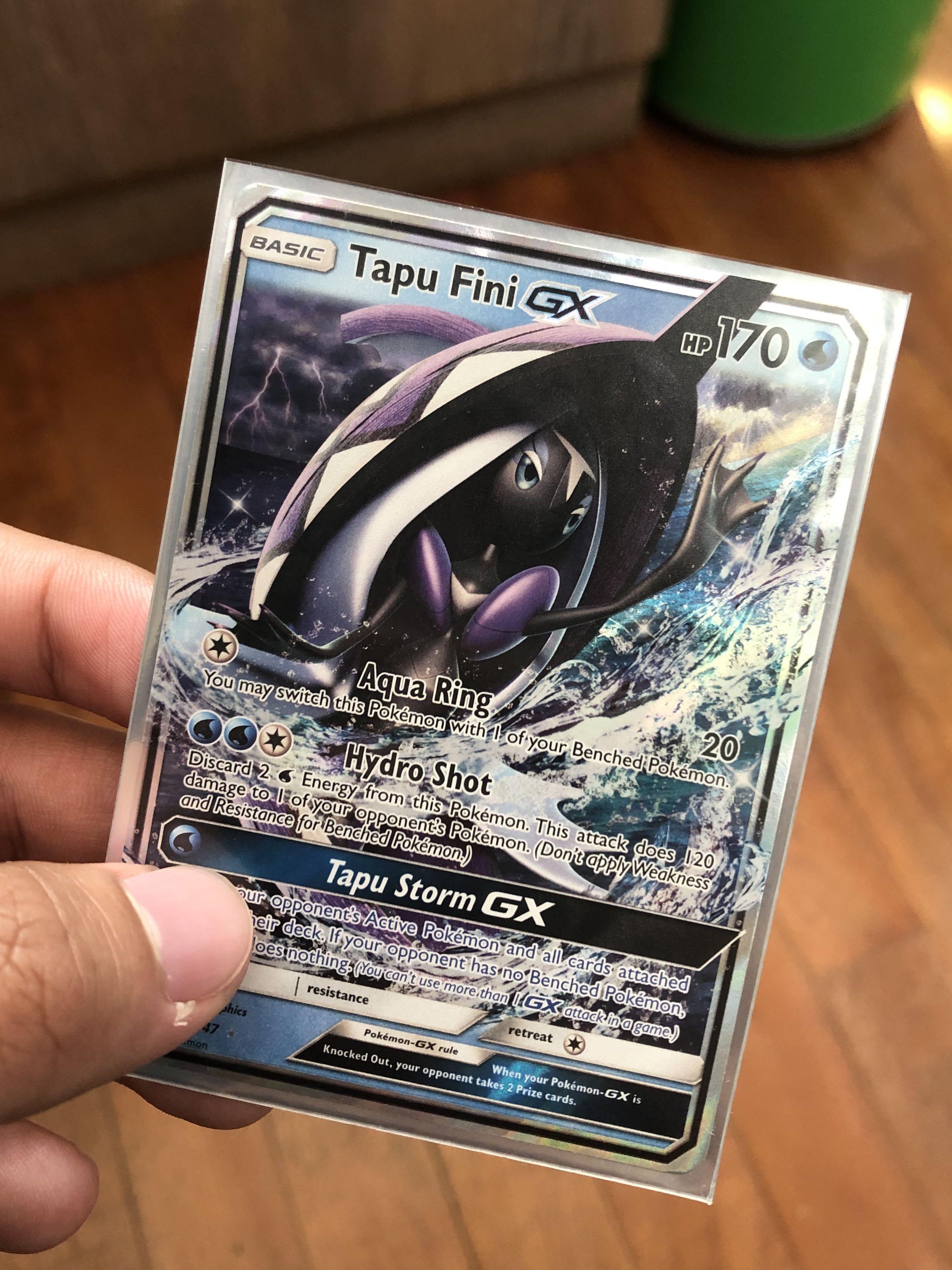 Tapu Fini GX Burning Shadows, Hobbies & Toys, Toys & Games on Carousell