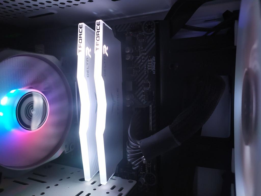 TForce Delta RGB DDR4 2x4gb (8gb) 2666mhz Desktop Ram, Computers & Tech ...
