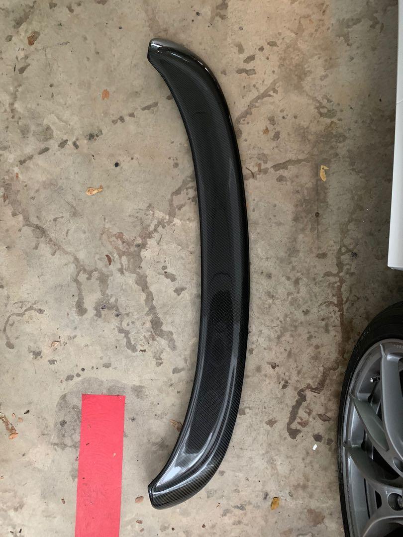 VW Golf MK5 Carbon Fibre Spoiler, Car Accessories, Accessories on Carousell