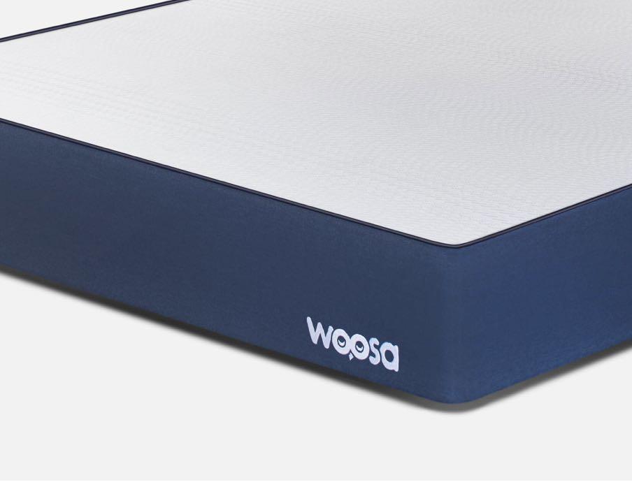 Woosa Mattress (King) + Woosa Adjustable Bed Frame with Headboard and ...