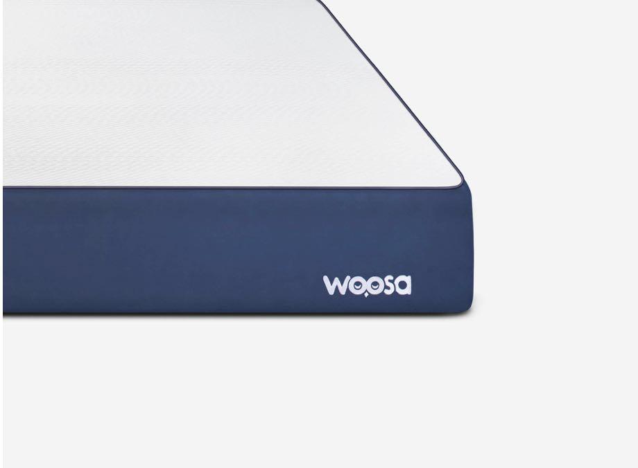Woosa Mattress (King) + Woosa Adjustable Bed Frame with Headboard and ...