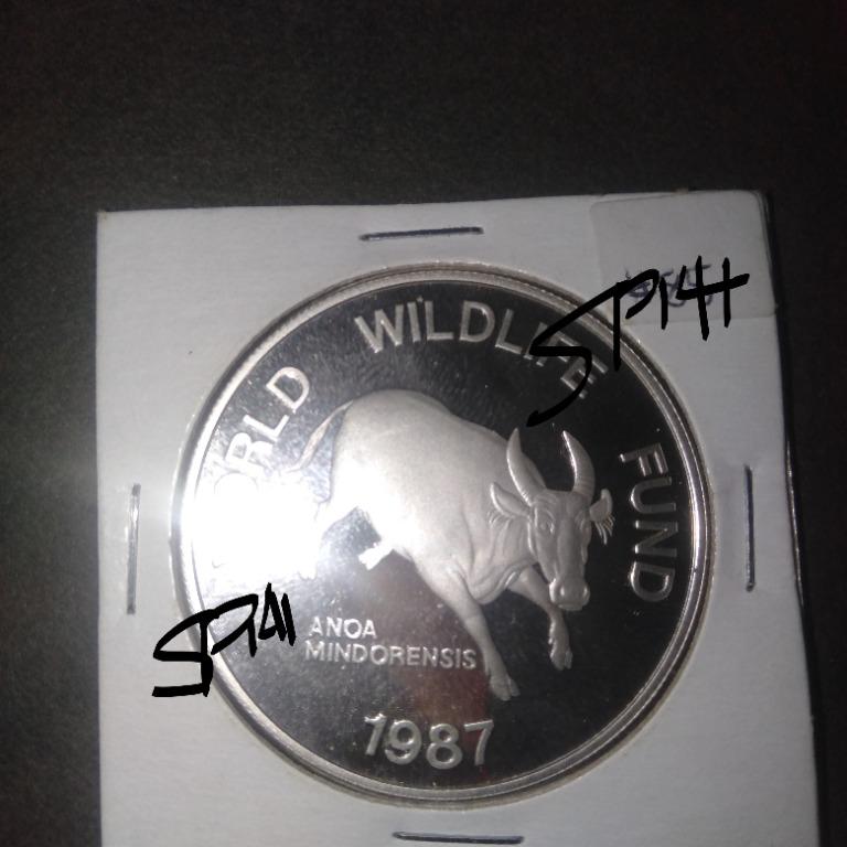 World Wildlife Fund (WWF) 200 piso silver proof coin, Hobbies & Toys ...