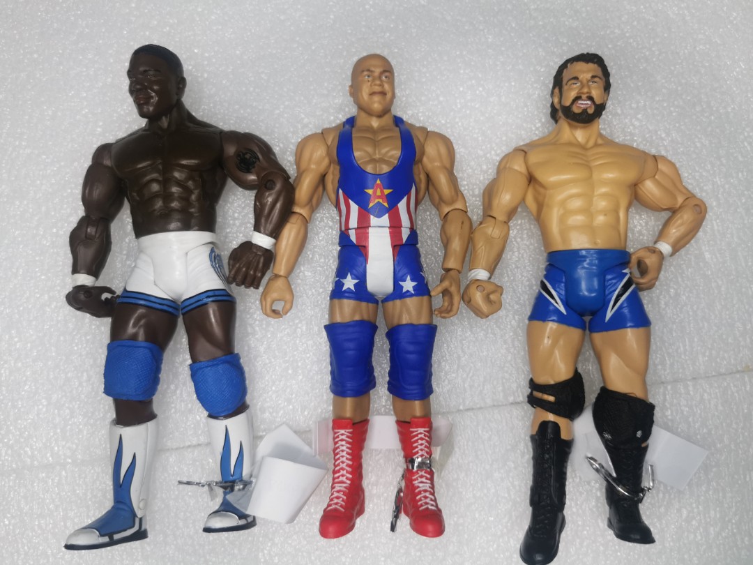 Wwe team angle sheltom benjamin charlie haas kurt angle figure, Toys ...