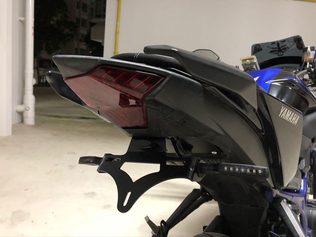 Yamaha R3/MT03 R&G Tail Tidy + Lightech LED Indicators, Motorcycles ...