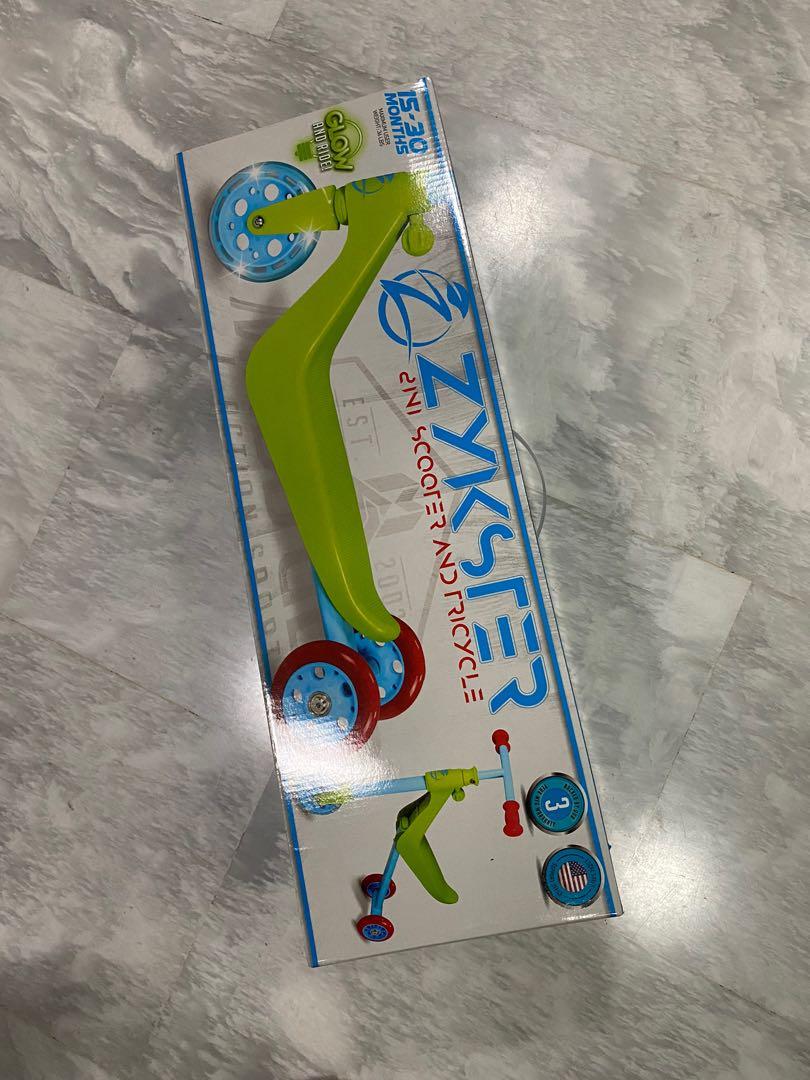 Kids Kick Scooter : Zycom Zykster 2-In-1 Scooter-And-Tricycle, Babies ...