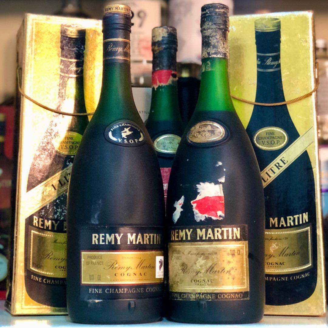 1L Remy Martin VSOP Vintage Cognac Brand Gold Sticker 1000ml, Food ...
