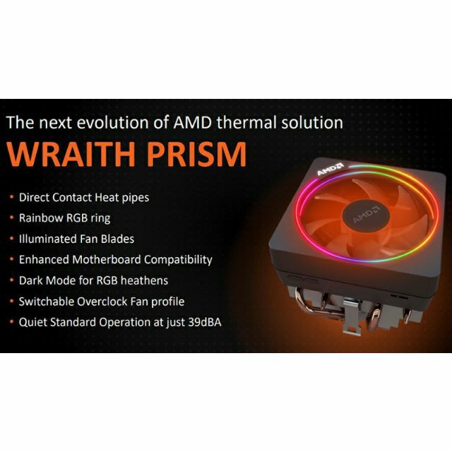 * Brand New*AMD Wraith Prism RGB Cooler |Ryzen, Computers & Tech, Parts ...