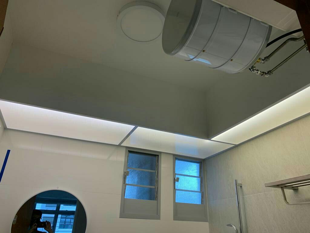 Acrylic sheet BTO toilet bathroom pipe acrylic panel box up cover and ...