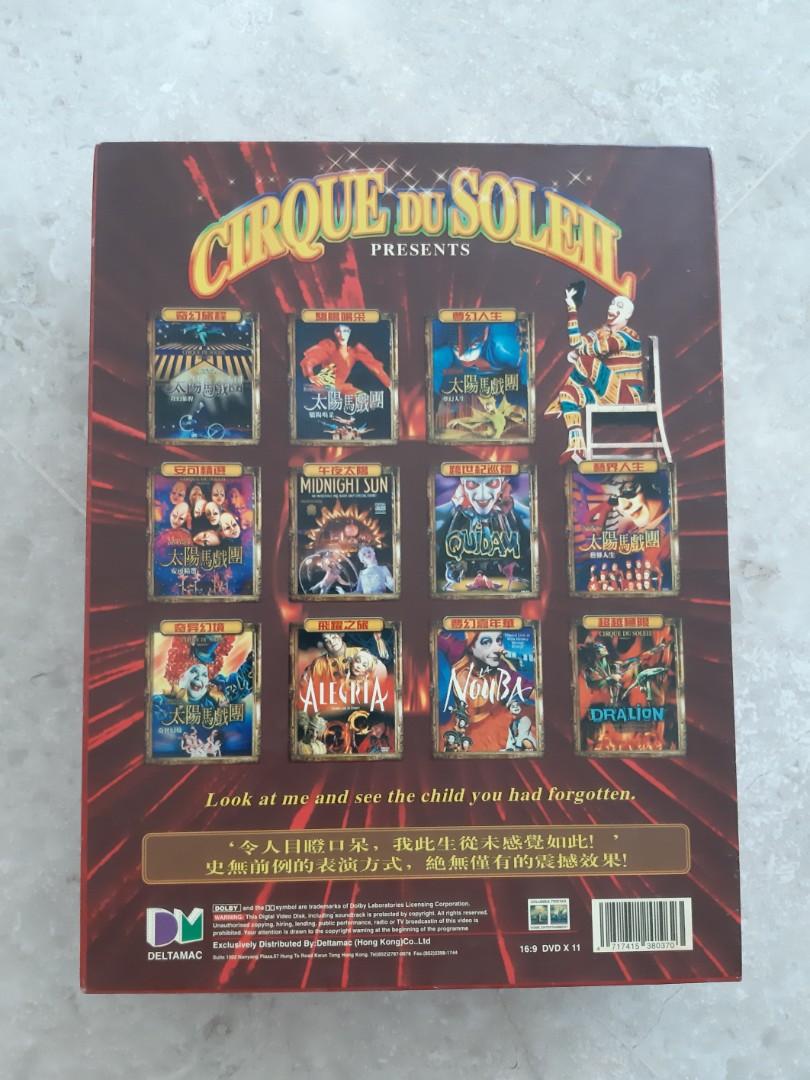 Cirque Du Soleil DVD x 11, Hobbies & Toys, Music & Media, CDs & DVDs on ...