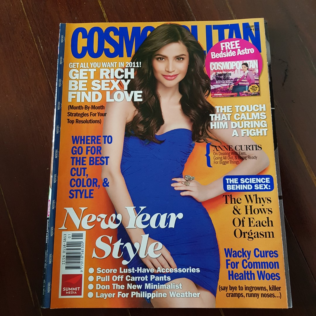COSMOPOLITAN MAGAZINE ANNE CURTIS COSMO, Hobbies & Toys, Books ...
