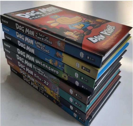 Dogman (8 Books) Hard Cover Dog Man, Hobbies & Toys, Books & Magazines ...