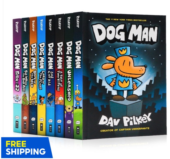Dogman (8 Books) Hard Cover Dog Man, Hobbies & Toys, Books & Magazines ...