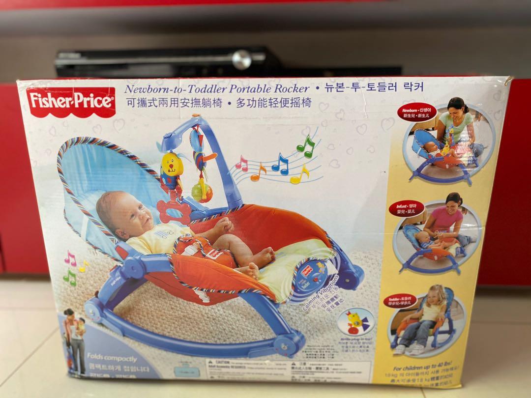 Fisher Price Newborn to Infant Portable Rocker, Babies & Kids, Going ...