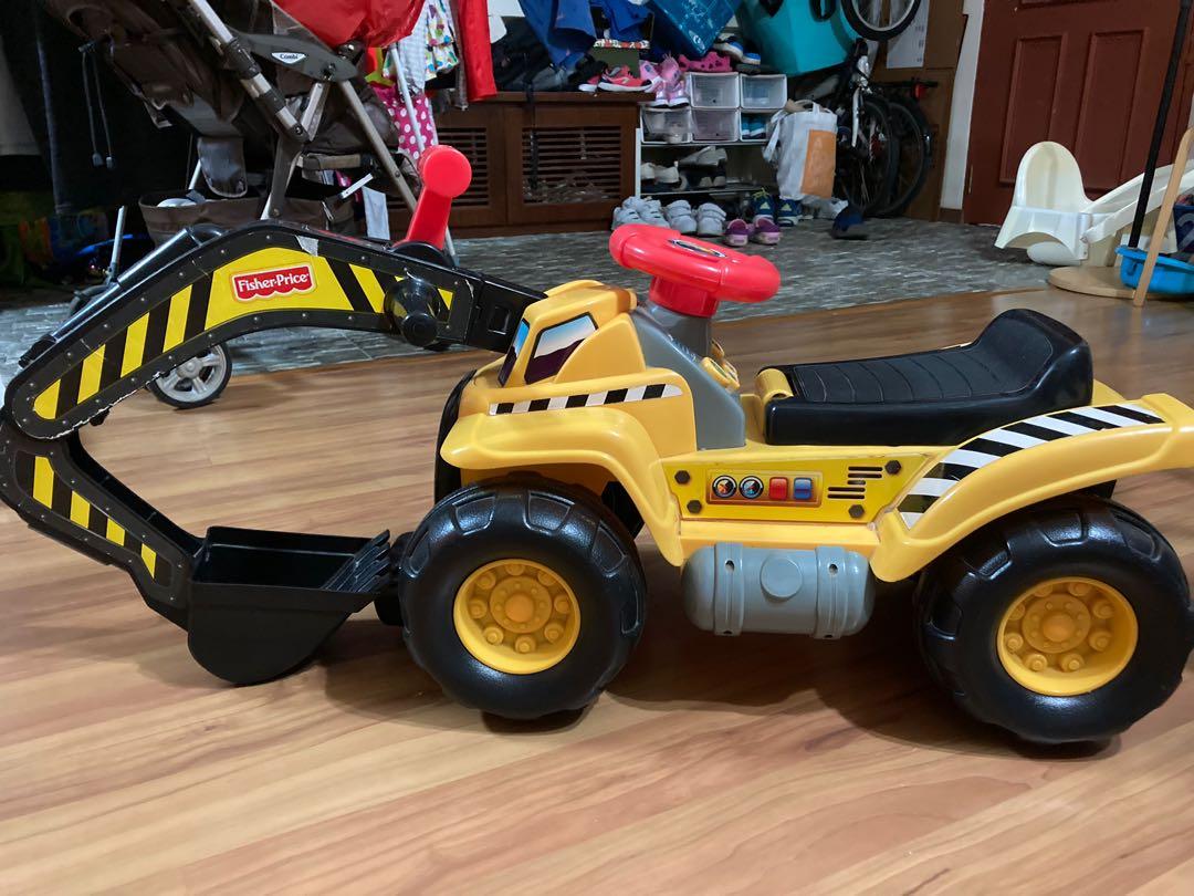 Fisher Price Ridable Excavator, Hobbies & Toys, Toys & Games on Carousell