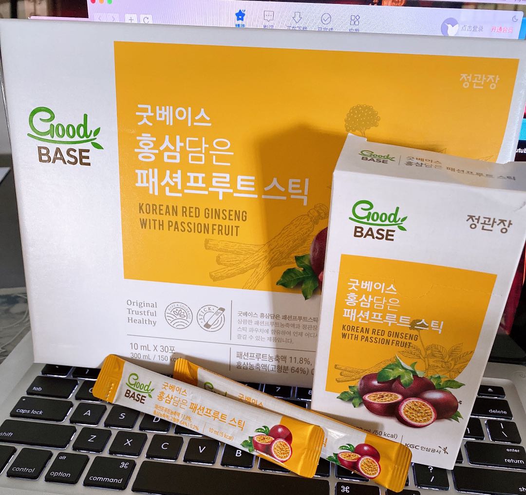 Goodbase Korean Red Ginseng with Passionfruit, 10ml x 30 sticks, Food & Drinks, Fresh Produce on ...