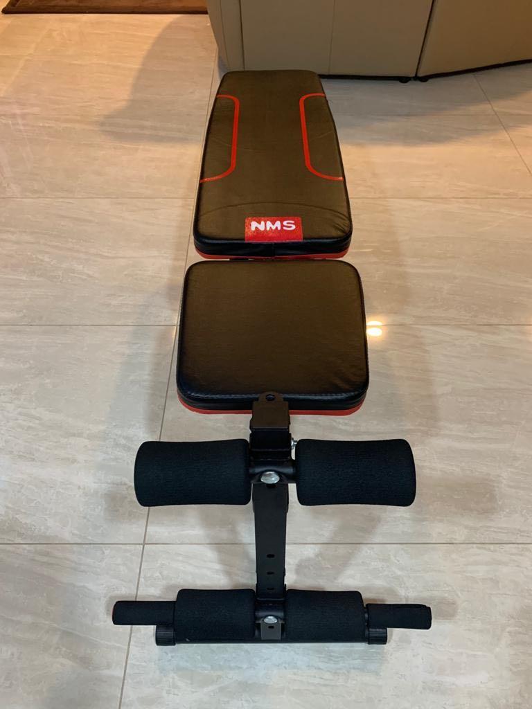 Gym Bench 9 Angles Flat, Decline, Incline Dumbbell, Sports Equipment ...