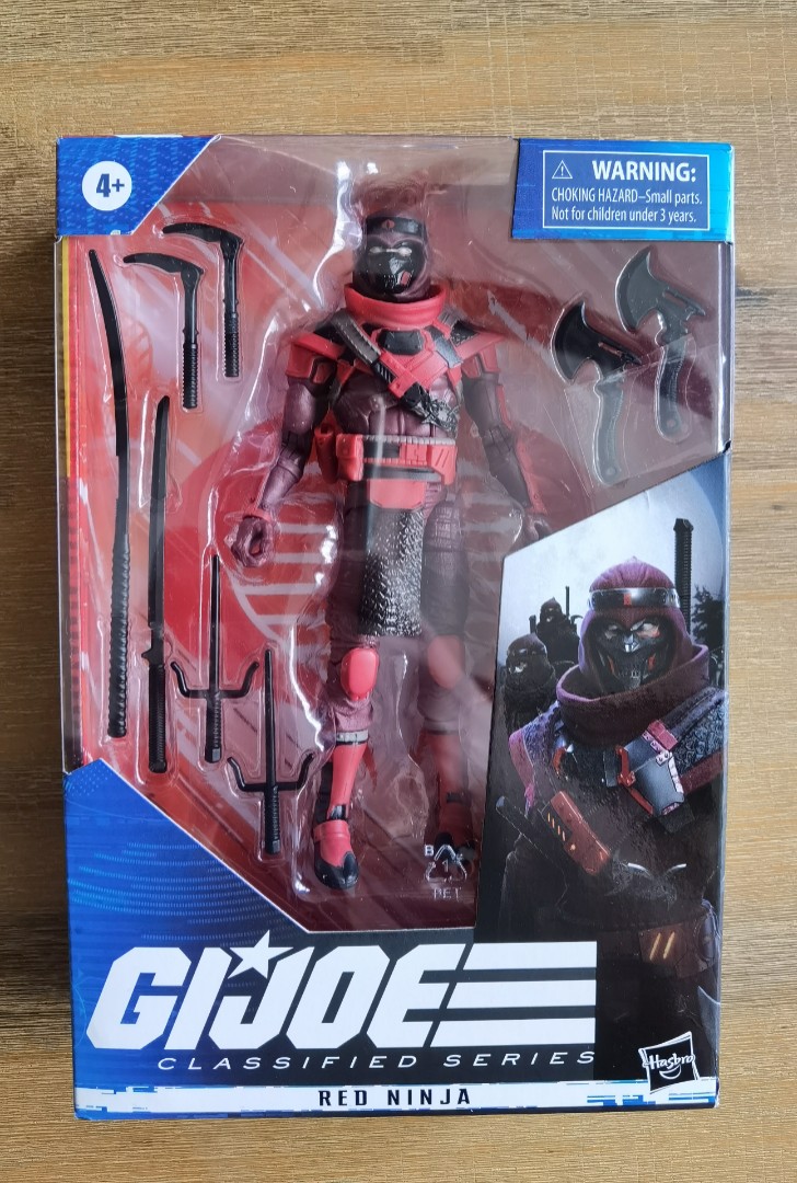 Hasbro 2 x G.I. Joe Classified Series Red Ninja, Toys & Games, Bricks ...