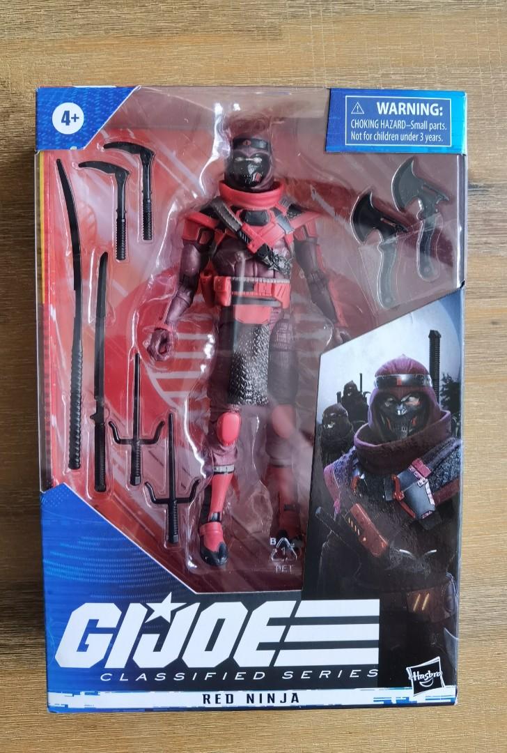 Hasbro 2 x G.I. Joe Classified Series Red Ninja, Toys & Games, Bricks ...