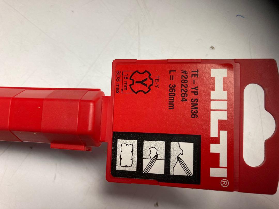 Hilti Brand Y Powder Pointed Chisel TE YP SM 360MM, Furniture & Home ...