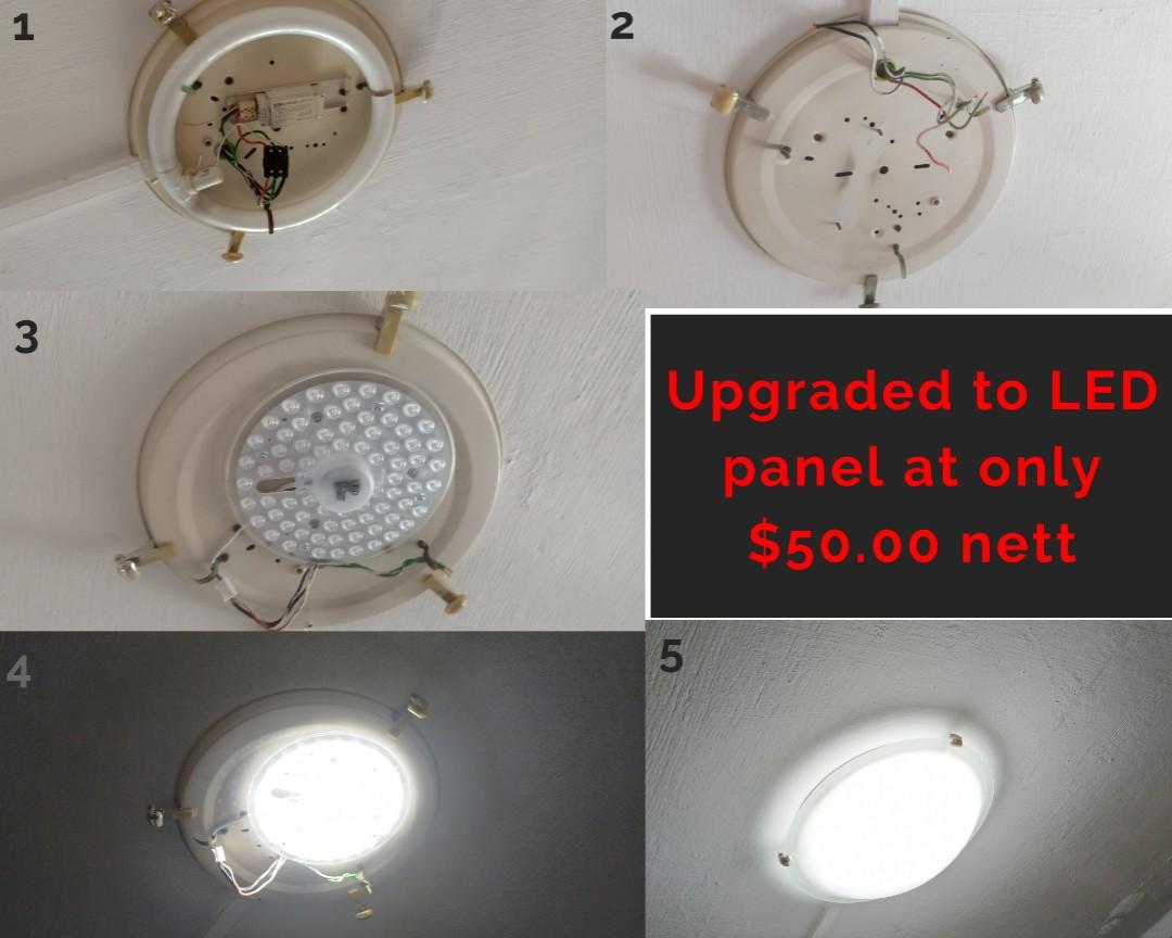 LED lights installer, Furniture & Home Living, Lighting & Fans ...