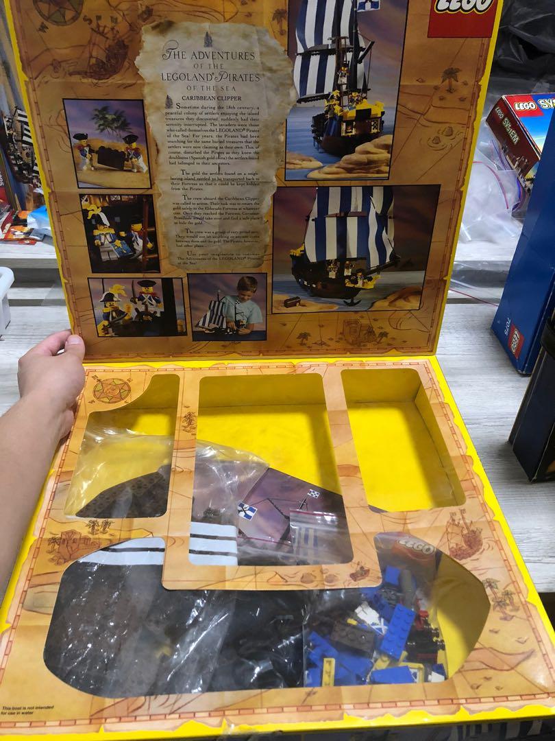 Lego 6274 Caribbean Clipper 海盜Pirates系列 有盒說明書 保證100%齊件 第一隻海軍船, 興趣及遊戲 ...