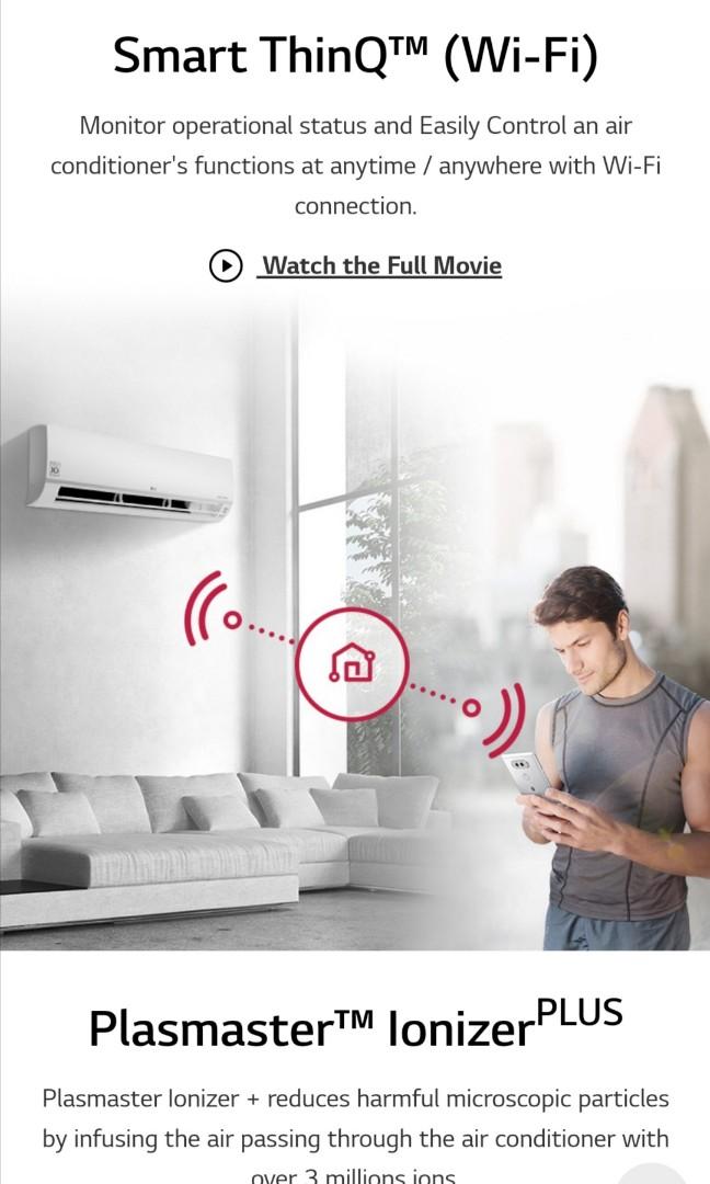 LG Premium dual compressor inverter brand new with free installation ...